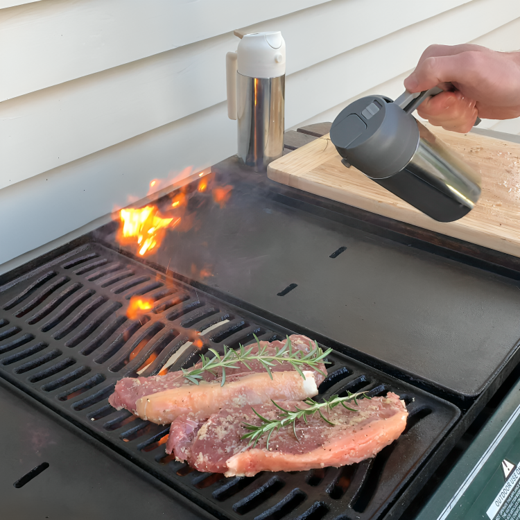 Stainless Steel Multifunctional Oil Sprayer – QualityAussies